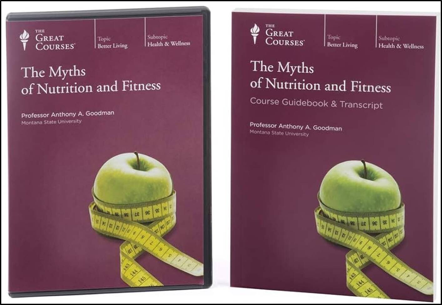 Great Courses (The Myths of Nutrition/Fitness) - 3 Like-New Discs ...