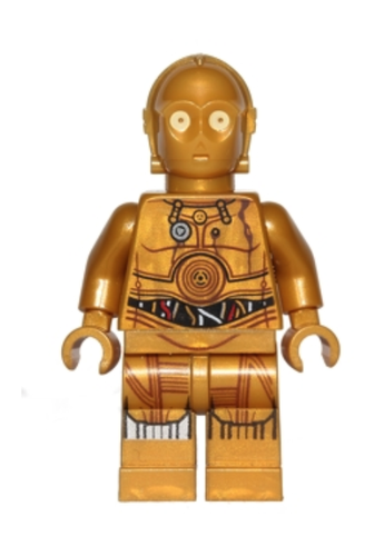 Lego C-3PO 75059 Printed Legs Restraining Bolt Star Wars Minifigure | eBay
