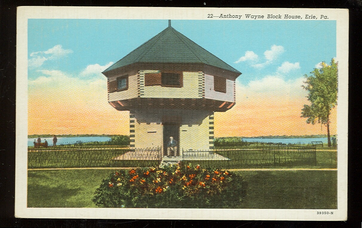 Erie, Pennsylvania, Anthony Wayne Block House (EmiscPA400 | eBay
