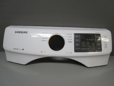 Samsung Dryer Control Panel, White (NO BOARD) DC64-03100A DC93-00376D ...