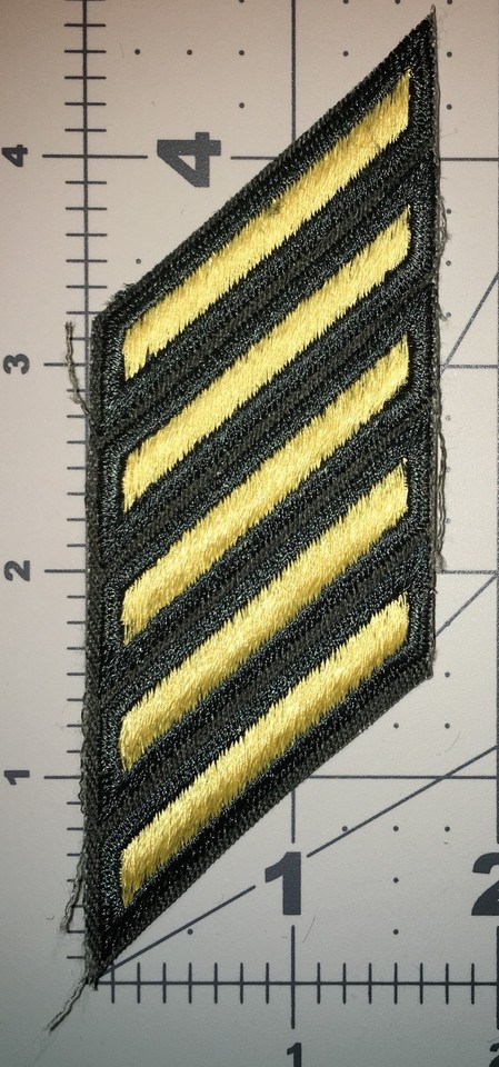 US Army Class A Hash Marks Male Service Stripes Gold Embroidered on ...