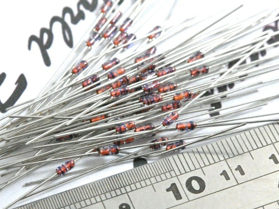 LOT 50pcs - 12-B2 12V 0.5W DO-35 Zener Diode - Rectifiers Semiconductor ...
