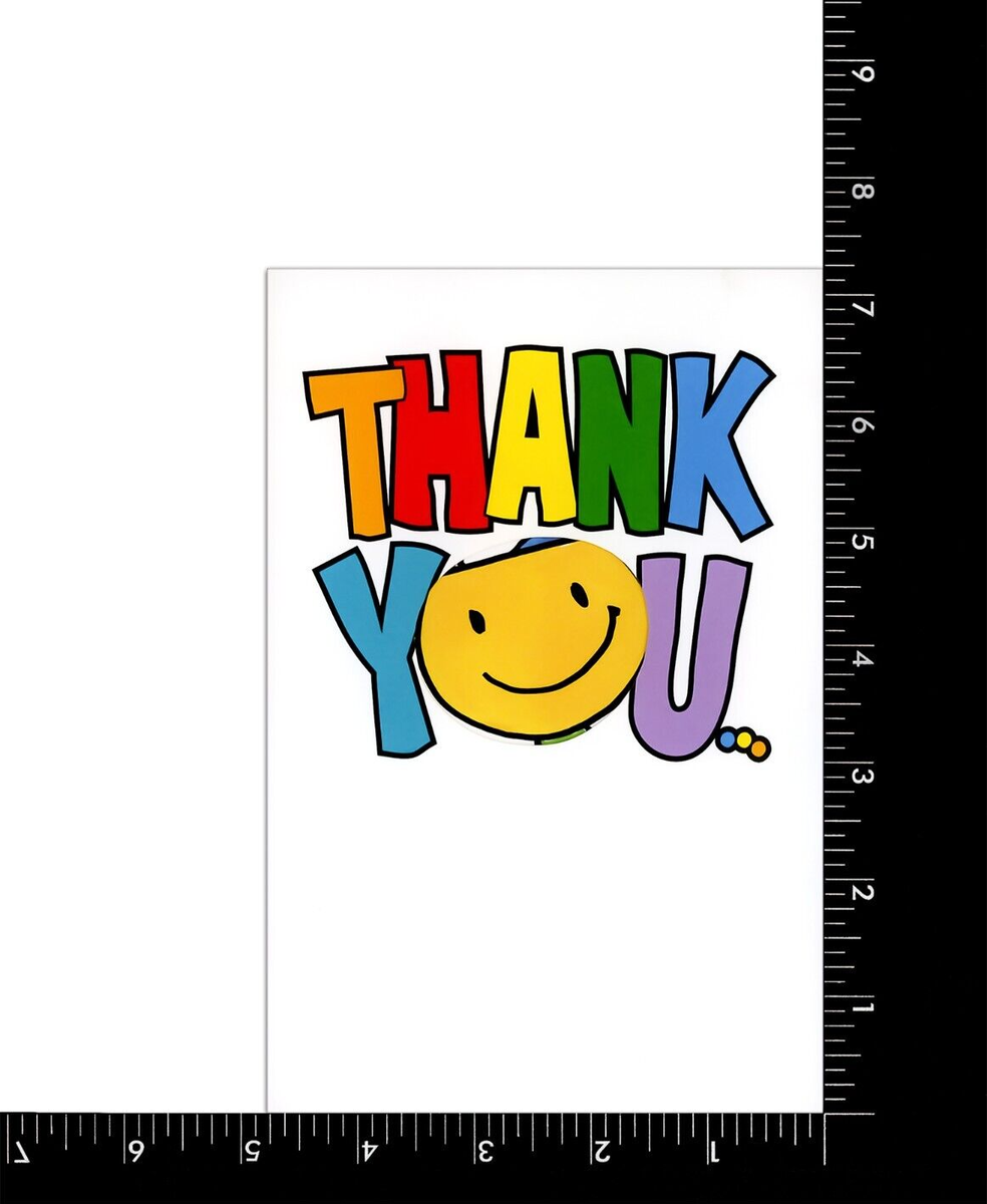 Smiley Face Thank You Clipart