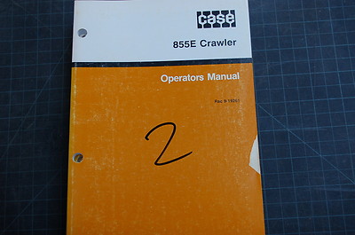 CASE 855E Tractor Crawler Dozer Owner Operator Maintenance Manual book ...