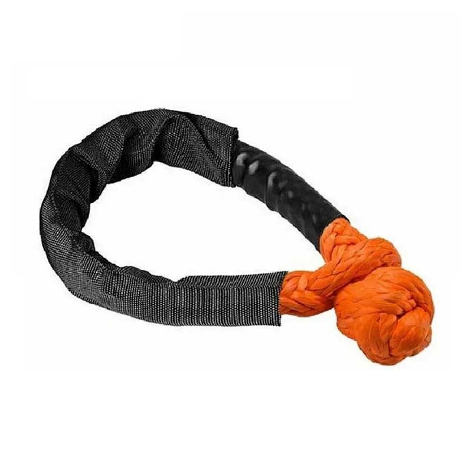 Heavy Duty Recovery Ring Snatch Block Pulley w/ Soft Shackle Tow Winch ...