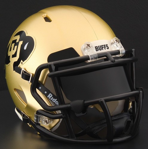 COLORADO BUFFALOES NCAA Riddell SPEED Mini Football Helmet w/ EYE ...