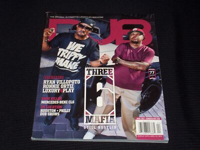 2012 APRIL DUB MAGAZINE - THREE 6 MAFIA RYAN VILLOPOTO COVERS - E 701 ...