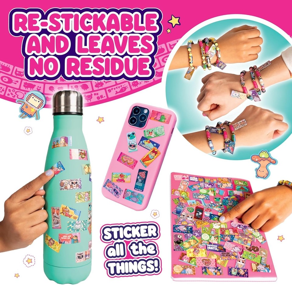 STICKI Rolls Sticki Book - Wearable & Shareable Sticker Bracelet ...