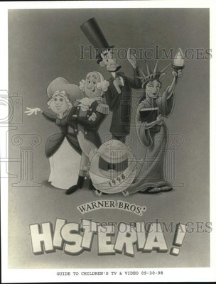 1998 Press Photo Characters for Warner Brothers "Histeria!" Children's ...