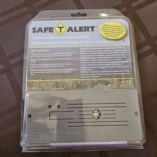 Safe-T-Alert RV Dual Carbon Monoxide & Propane Gas Detector Alarm | 12V ...
