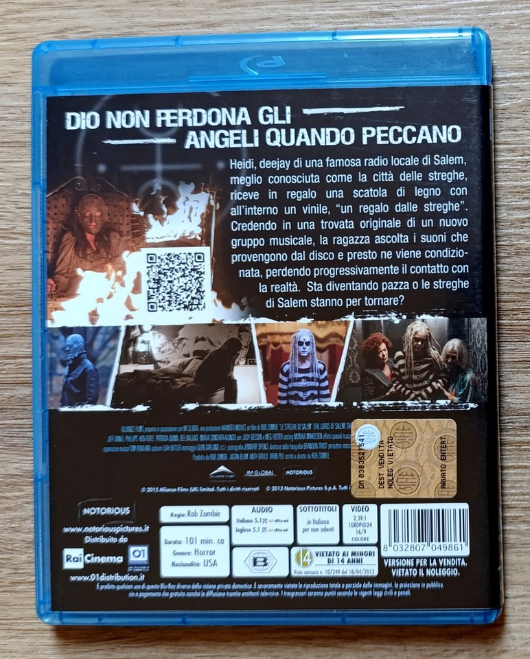 Le streghe di Salem Blu ray Rob Zombie *Fuori Catalogo* | eBay