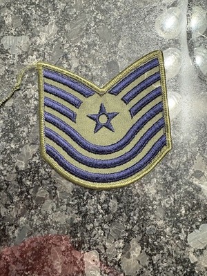 USAF Air Force Tech Technical Sergeant TSgt Rank Patch Vintage | eBay