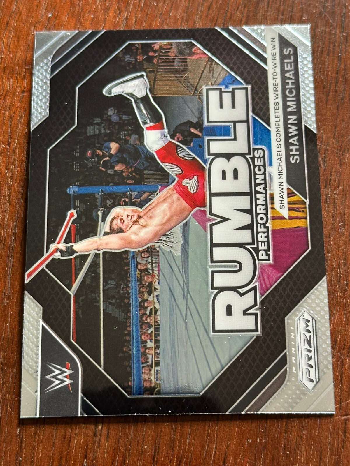 2024 Panini Prizm WWE RUMBLE PERFORMANCES Shawn Michaels #13 1995 Royal ...