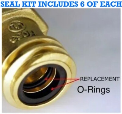6 PROPANE TANK CYLINDER CONNECTOR COUPLER SEAL KIT FORKLIFT REGO GASKET ...