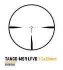 Sig Sauer Tango-MSR 1-6x24mm Riflescope BDC6 Reticle ALPHA-MSR Mount ...