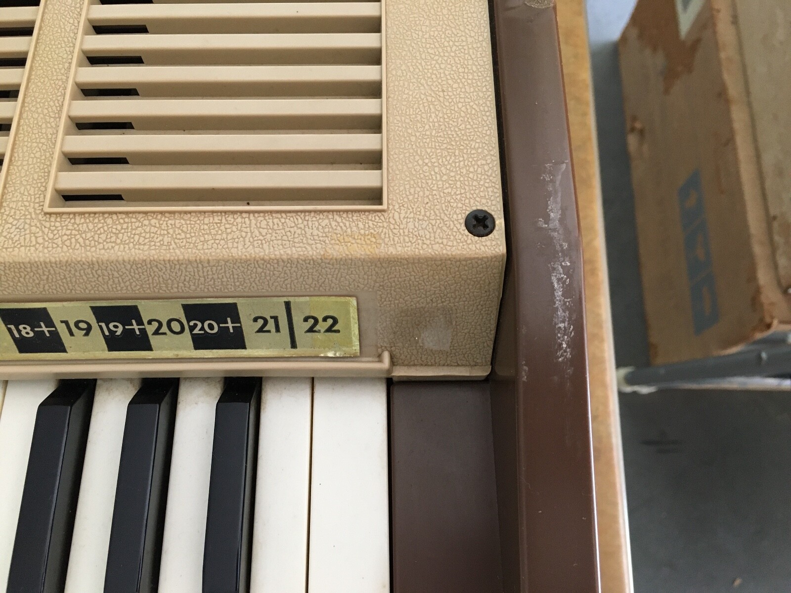 VINTAGE Emenee Audion Model 1098 Polychord Organ-excellent original ...