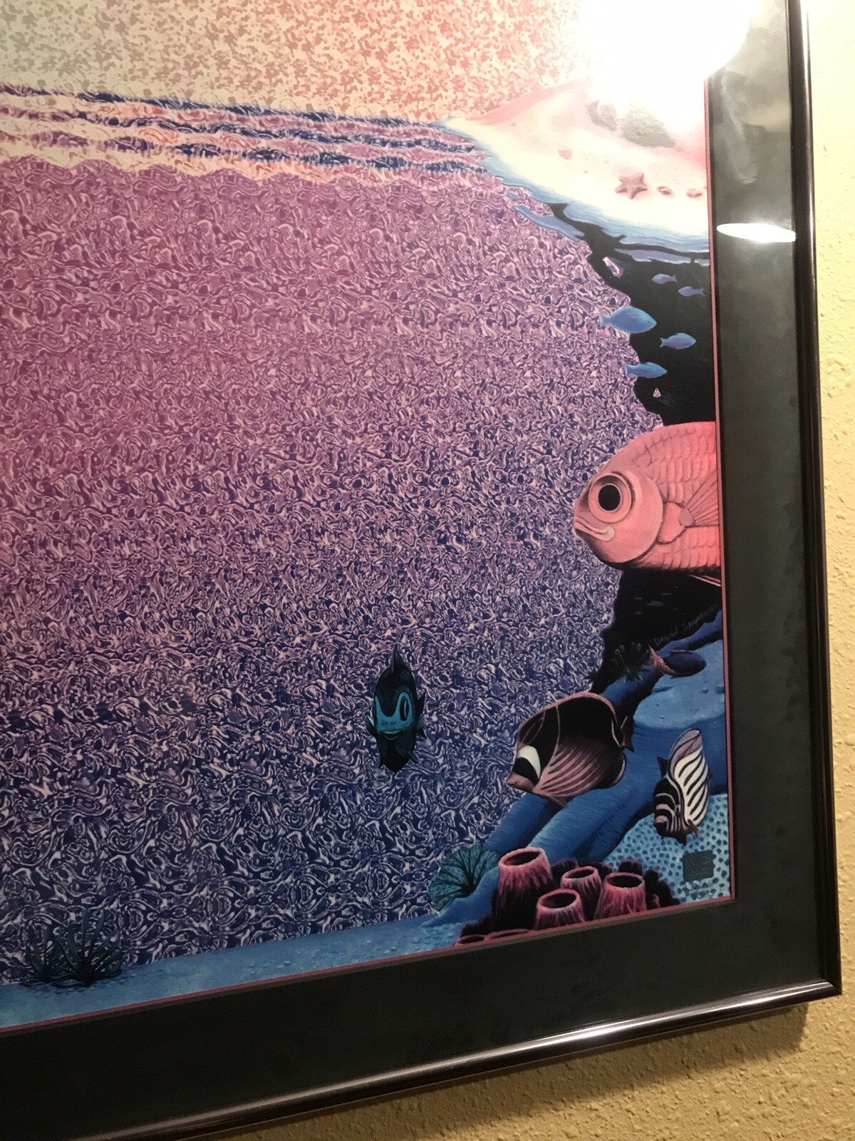 Calypso Reef Magic Eye Nvision Grafix 3D Poster Print 1993 Vintage | eBay