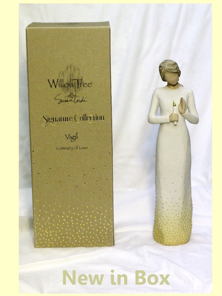 Vigil tall ANGEL statue candle luminary figurine Wedding shower gift ...