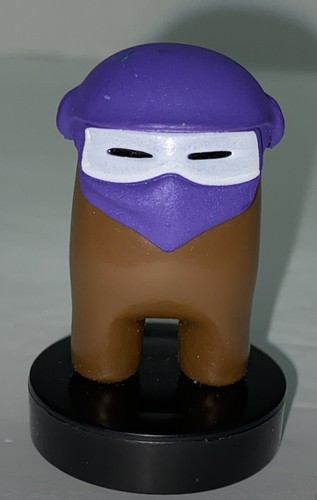Toikido Among Us Crewmate Stampers Brown Purple Mask 2.5" Vinyl Figure ...