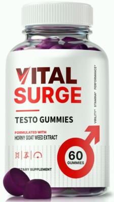 Vital Surge Testo Gummies for Men, Vital Sure Male Gummy 60ct | eBay