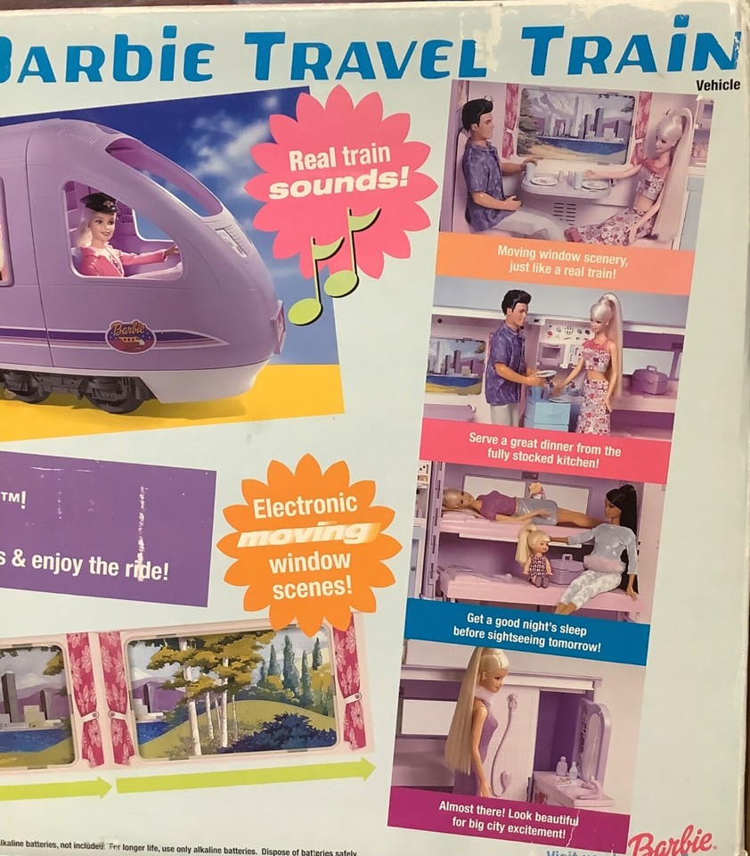 BARBIE TRAVEL TRAIN PLAYSET & TRAVEL TRAIN CONDUCTOR DOLL BRAND NEW ...