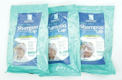 COMFORT RINSE-FREE SHAMPOO W/ CONDITIONER IN A CAP (3 PACKS) | eBay