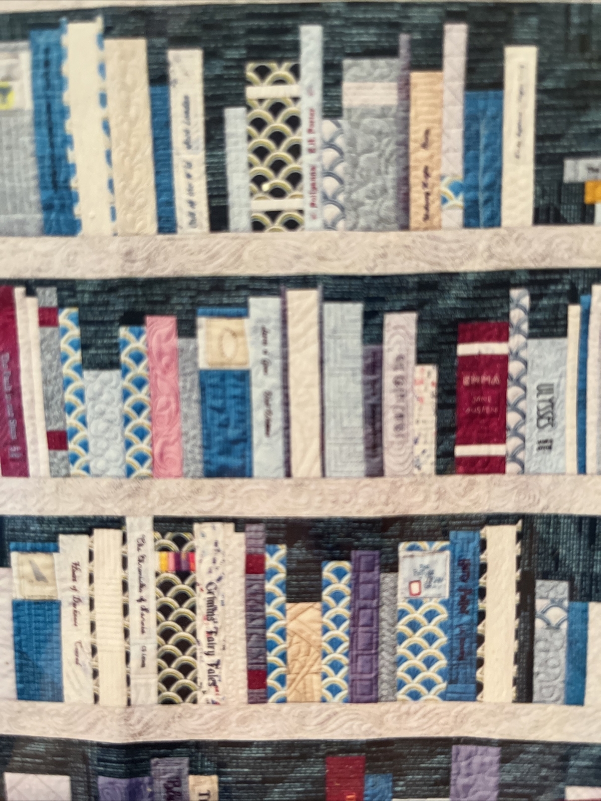 2017 Crimson Tate Personal Library Quilt Pattern Love Books Scrappy Fun ...