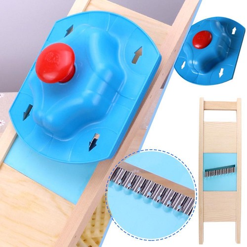Wooden Potato Grid Slicer Vegetable Grater Net Chopper Cutter Wave ...