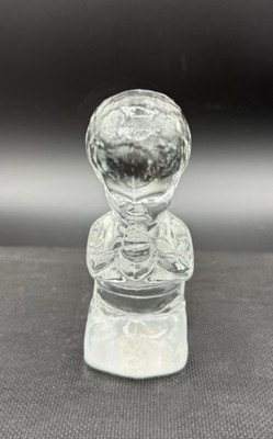 Vintage Fenton Clear Art Glass 1970's Praying Little Boy Replacement ...