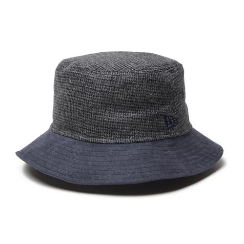 New Era Bucket Hat Bucket 01 Gun Club Check Gray Navy Suede Brim S/M ...