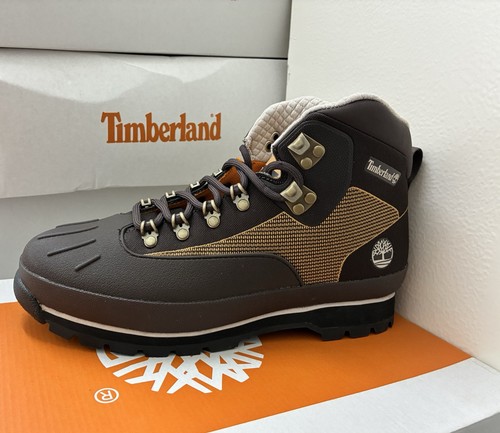 Timberland Euro Hiker Shell Toe Boot - Dark Brown | eBay