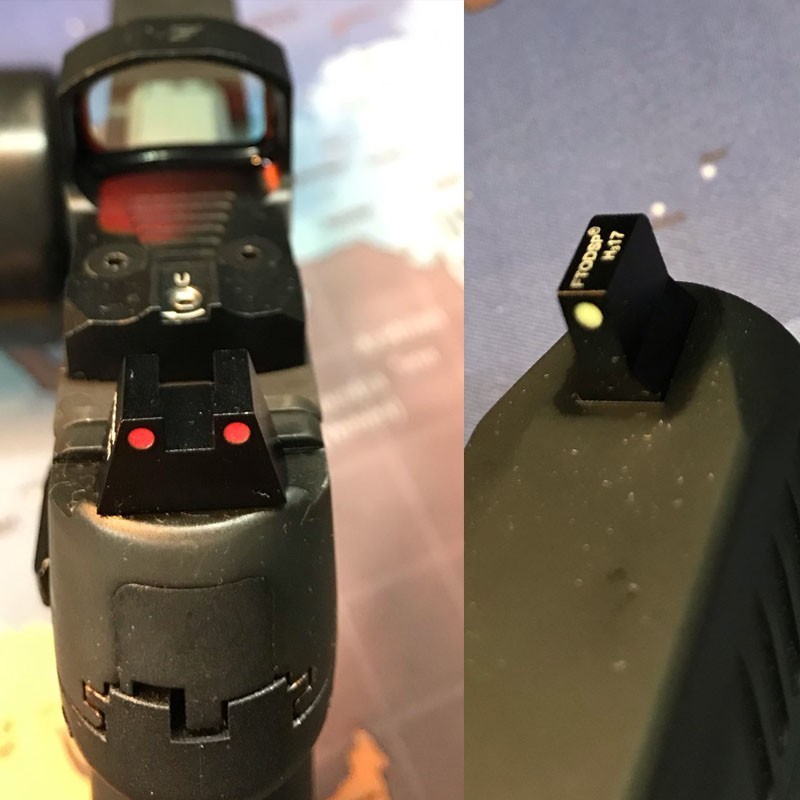 Suppressor Height Night Sights For Glock 42/43/43x/48 and Taurus G3C G3 ...