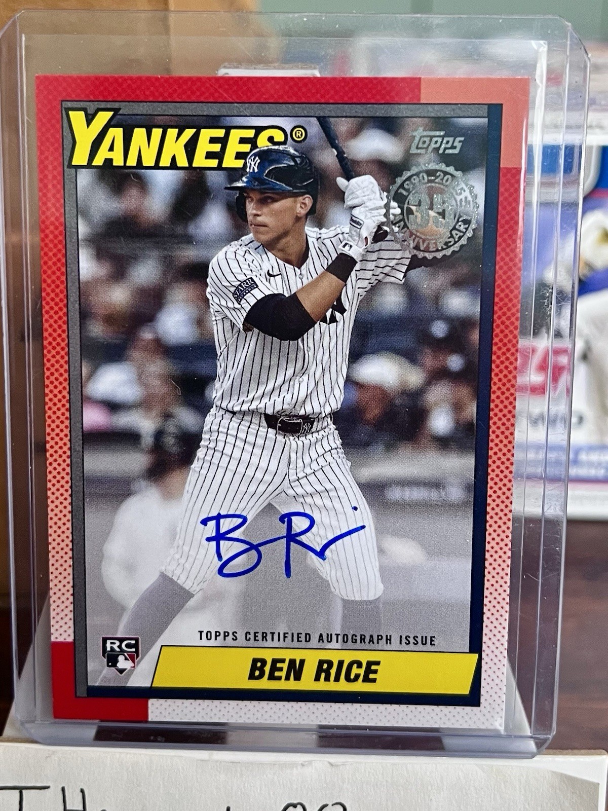 Ben Rice Baseball Cards Have Collectors Hunting