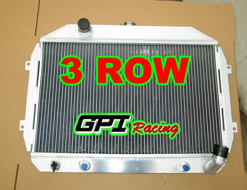 3row Aluminum Radiator FOR Datsun 240Z/260Z Nissan Fairlady Z(S30) L24 ...