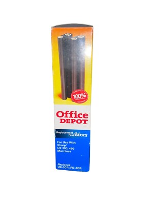 OFFICE DEPOT BLACK REPLACEMENT FAX RIBBONS **Open Box** | eBay
