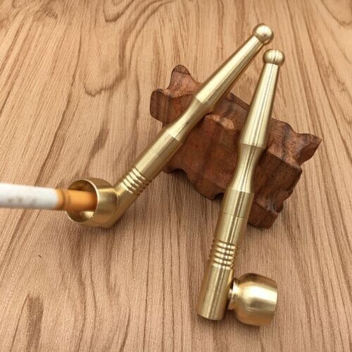 1pcs Handmade Brass Tobacco Smoking Pipe Brass Metal Smoking Gift Pipes ...