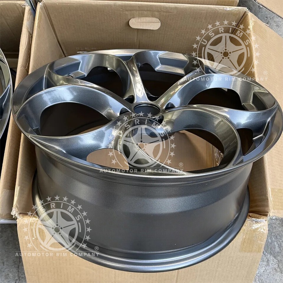 1PC CUSTOM 19" FITS FOR ALFA ROMEO GIULIA DRAK GRAY WHEELS RIMS 19X8 | eBay