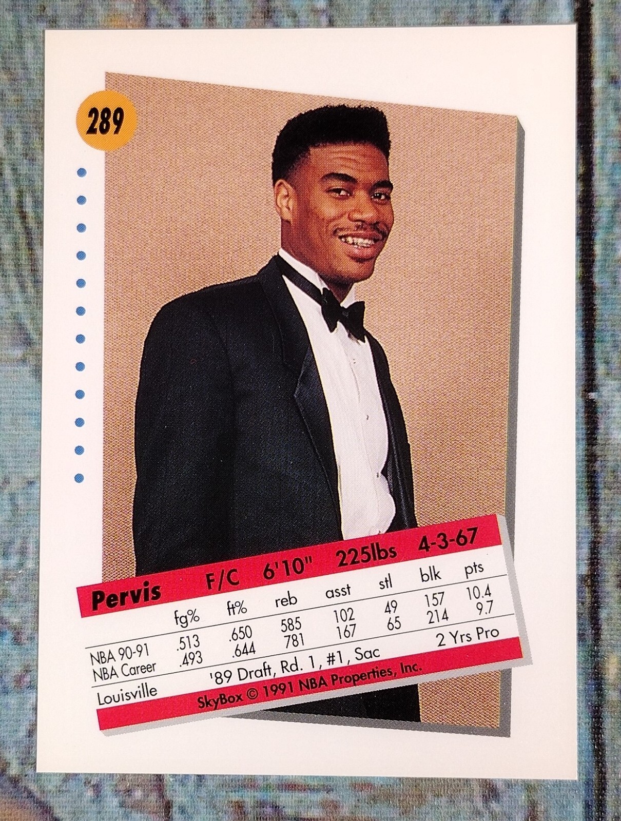 Pervis Ellison Skybox 1991 Washington Bullets #289 | eBay.de