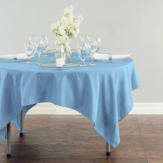 LinenTablecloth 70 in. Square Polyester Tablecloths, 33 Colors! Wedding ...