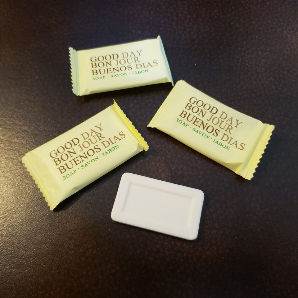 (1000 Bars) Tiny Mini Hand Soap 1/2 Travel/Hotel/Motel Individually ...