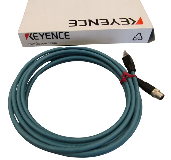 KEYENCE OP-87231 Ethernet Cable 5m (NFPA79 Compatible) for sale online ...
