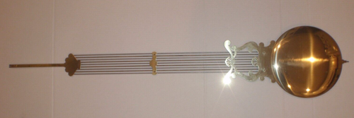 Grandfather Clock Brass Lyre Bar Pendulum Beautiful Hermle Urgos ...