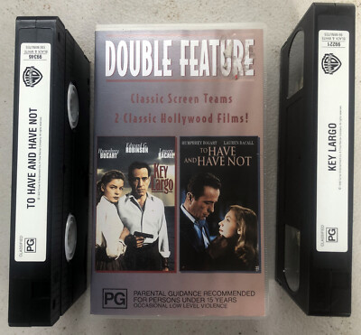 Key Largo & The Have And Have Not (VHS Double Feature, 1948 & 1945 ...
