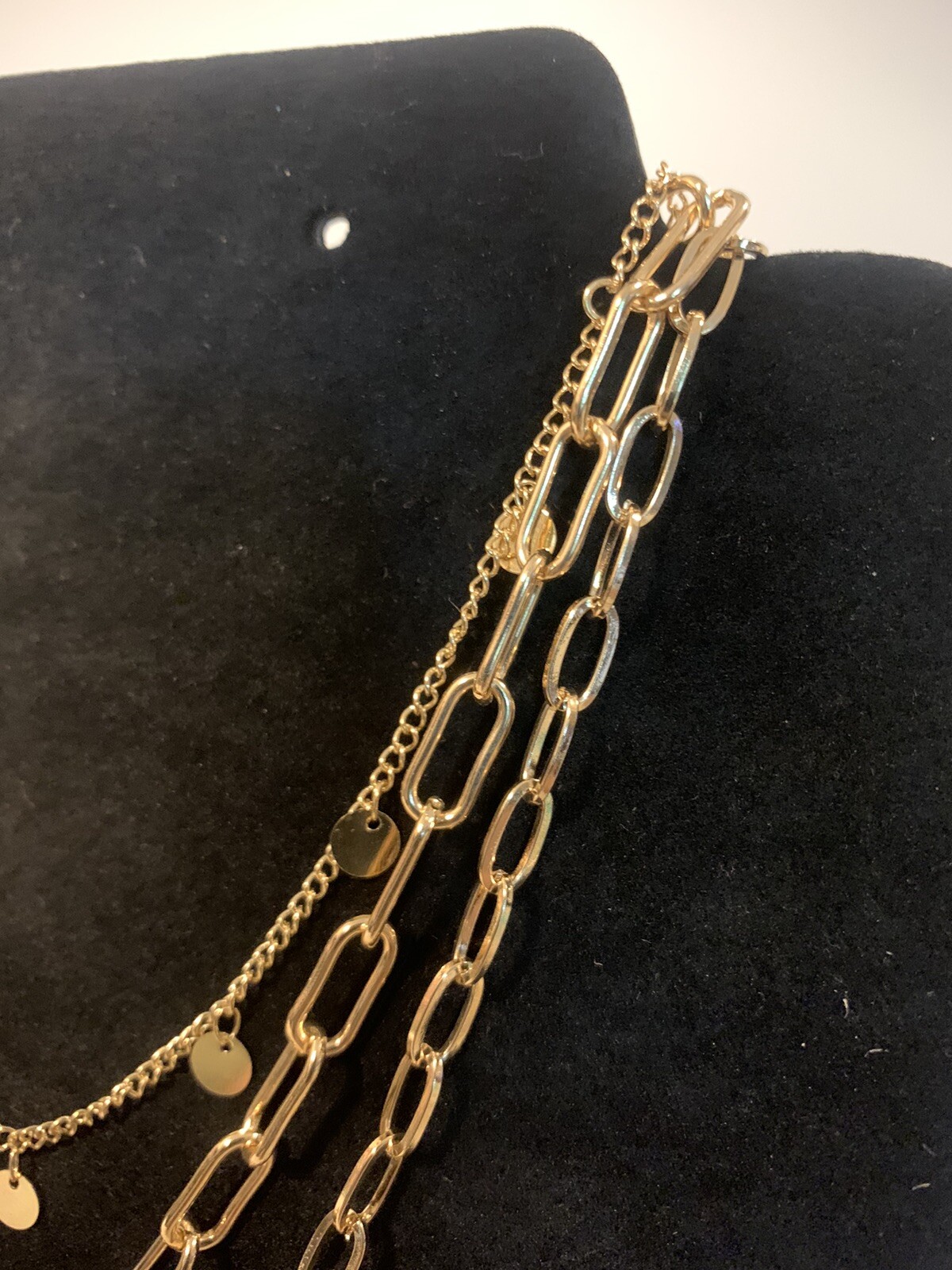 Glamorus Fashion Jewelry 3-Layer Necklace with Faux Pearl | eBay