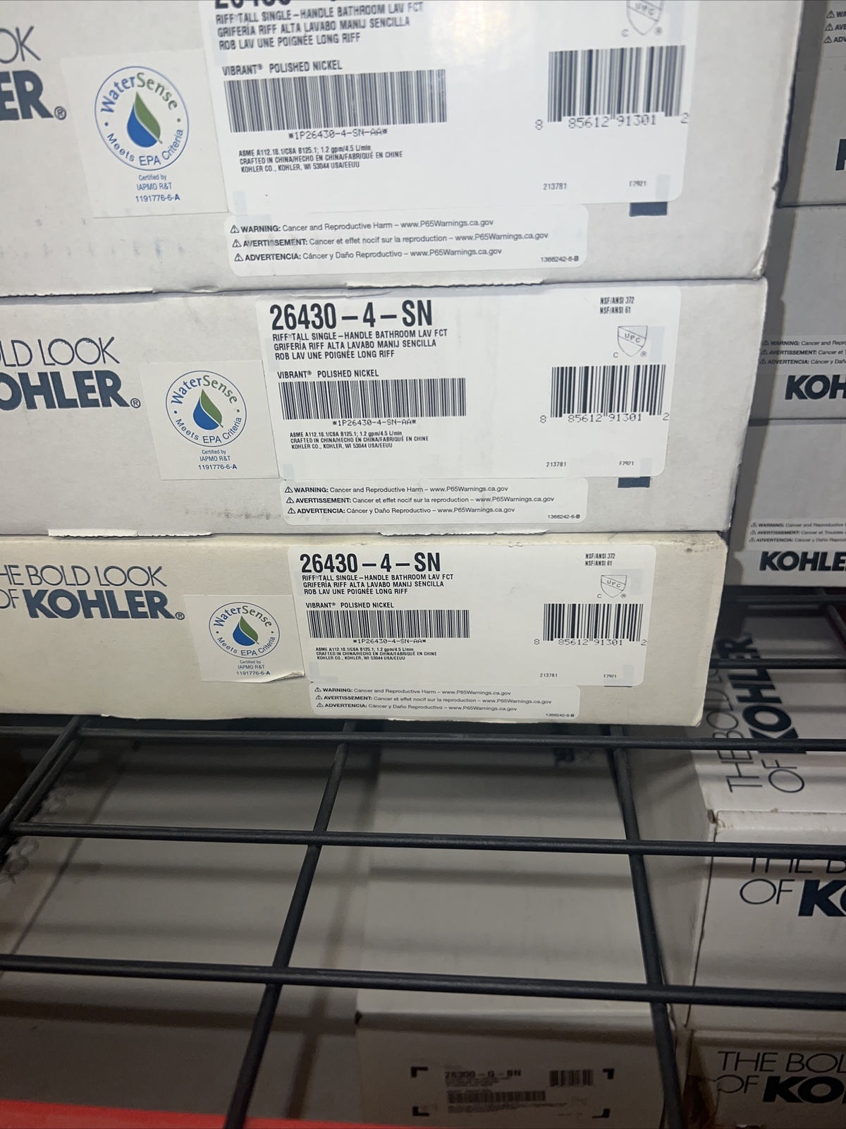 Kohler K-26430-4-SN -Riff Tall Single Handle Bathroom Faucet Polished ...