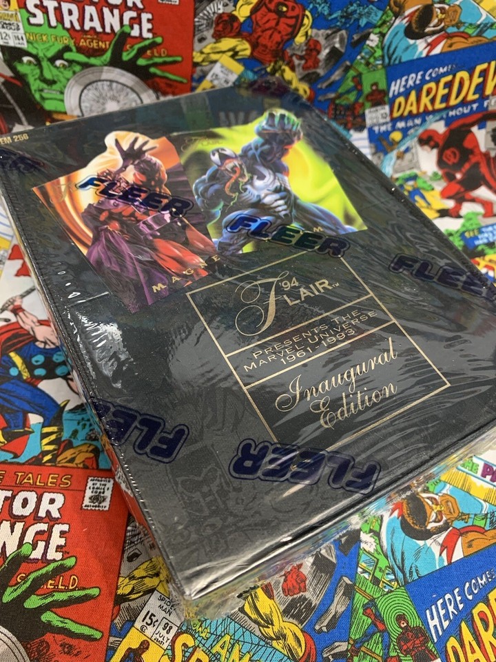 Marvel Flair 1994 Inaugural Edition - Factory sealed box 24 packs ...