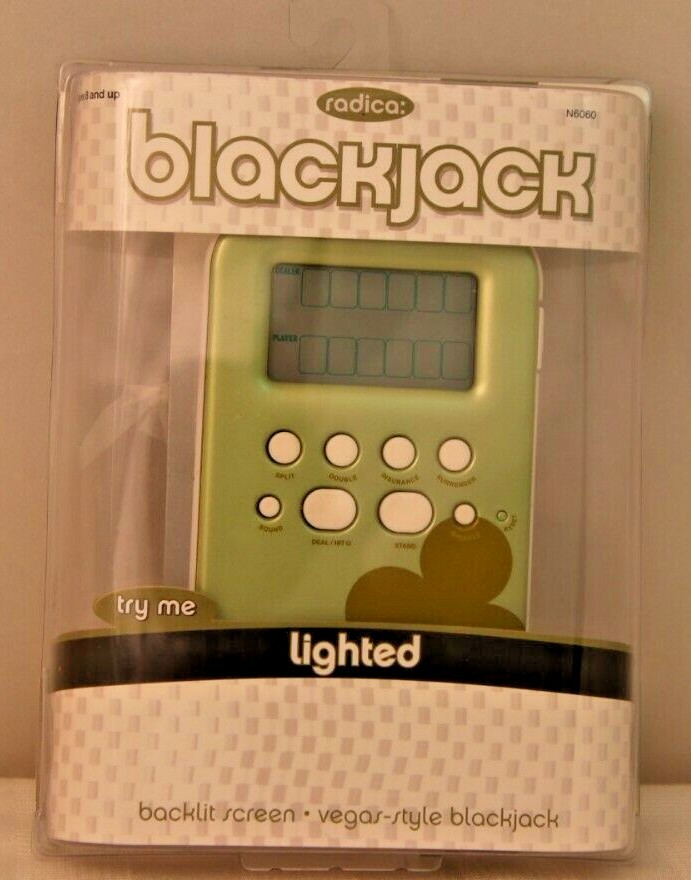 RADICA Blackjack Lighted Handheld Electronic Game NEW | eBay