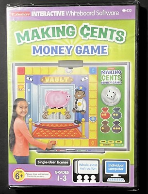 Making Cents Interactive Money Game PC Game Age 6+ Brand New iLakeshore ...