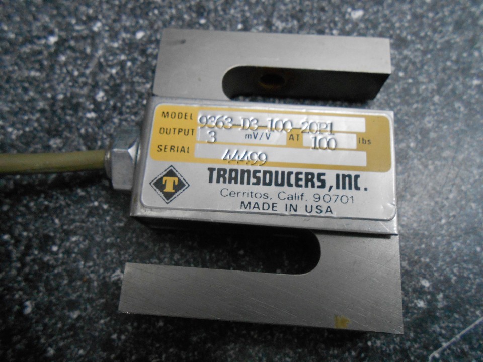 TRANSDUCERS INC 9363-D3-100-20P1 UNIVERSAL LOAD CELL 100lbs | eBay
