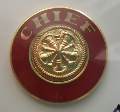 Chief Fire Collar Brass Chain of Command Firefighter 11/16 Medium (3 ...